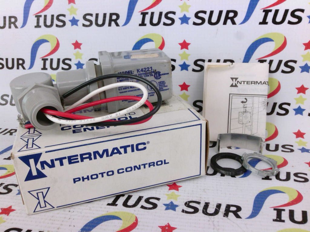 Intermatic Incoporated K4221 1800W T-8.3A 120VAC 50/60Hz Photo Control ...