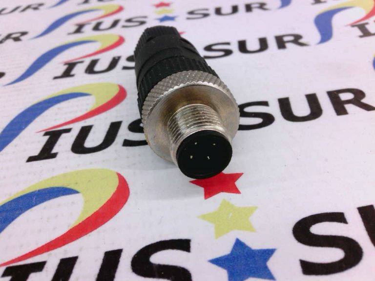 Lumberg 11584 RSC 4/7 4 Pin M12 Male Cable Connector Straight Screw 3-6 ...