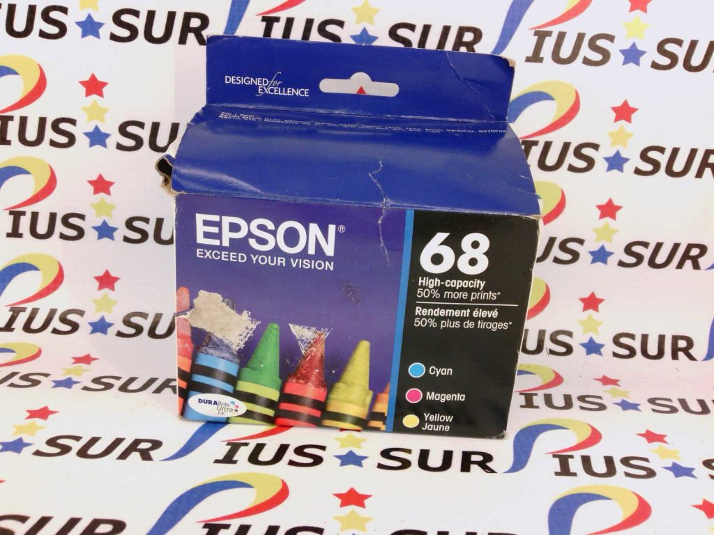 GENUINE OEM EPSON INK CARTRIDGE T068520 INKJET COLOR 68 CYAN MAGENTA ...
