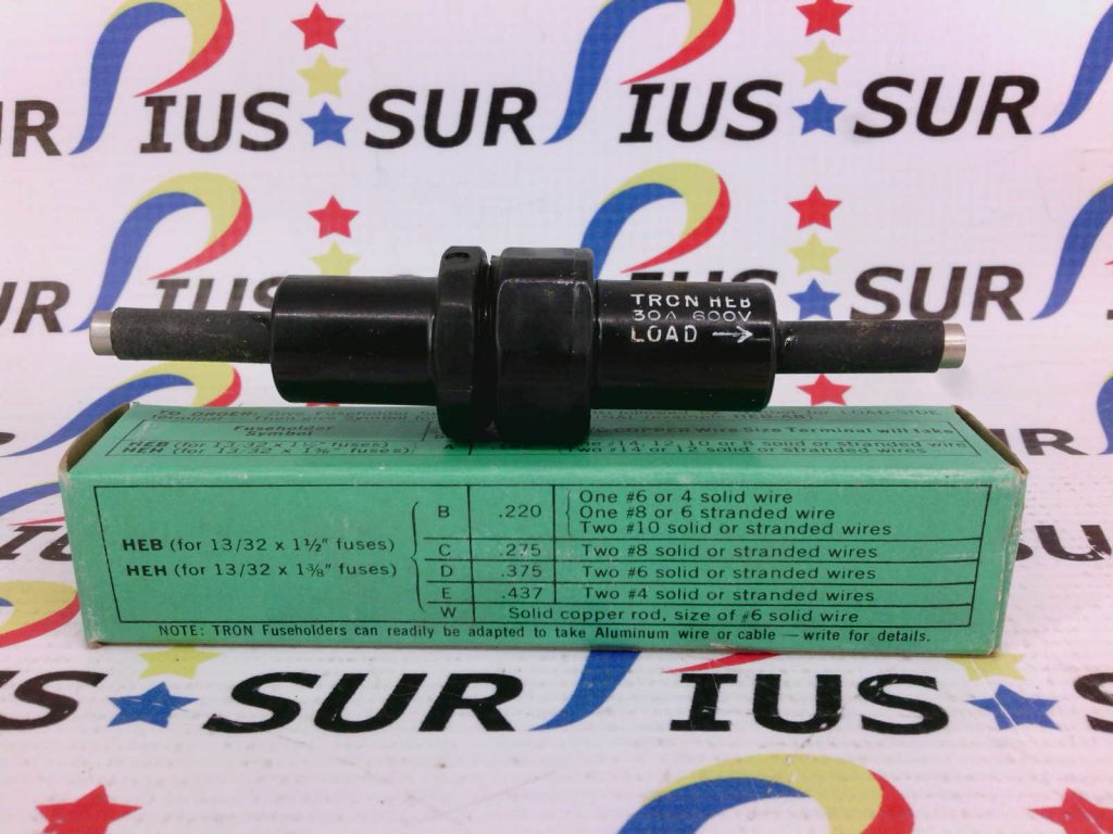 HEB-AA TRON Bussmann Cooper WeatherProof Fuse Holder 30 Amp 600 Volt ...