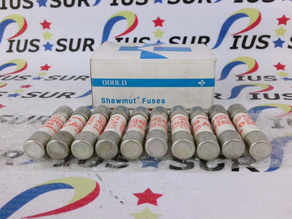 10 Pack of Gould Ferraz Shamut IR100KA 600VAC ATM1 Fuses 1 Amp 1A - Surpius