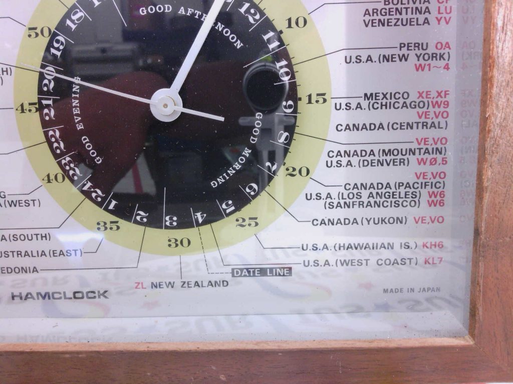 VINTAGE TRIO HAMCLOCK HAM RADIO MADE IN JAPAN HC-1 HC1 KENWOOD 1971 ...