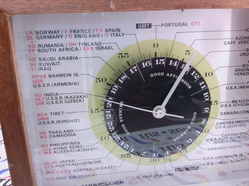 VINTAGE TRIO HAMCLOCK HAM RADIO MADE IN JAPAN HC-1 HC1 KENWOOD 1971 ...