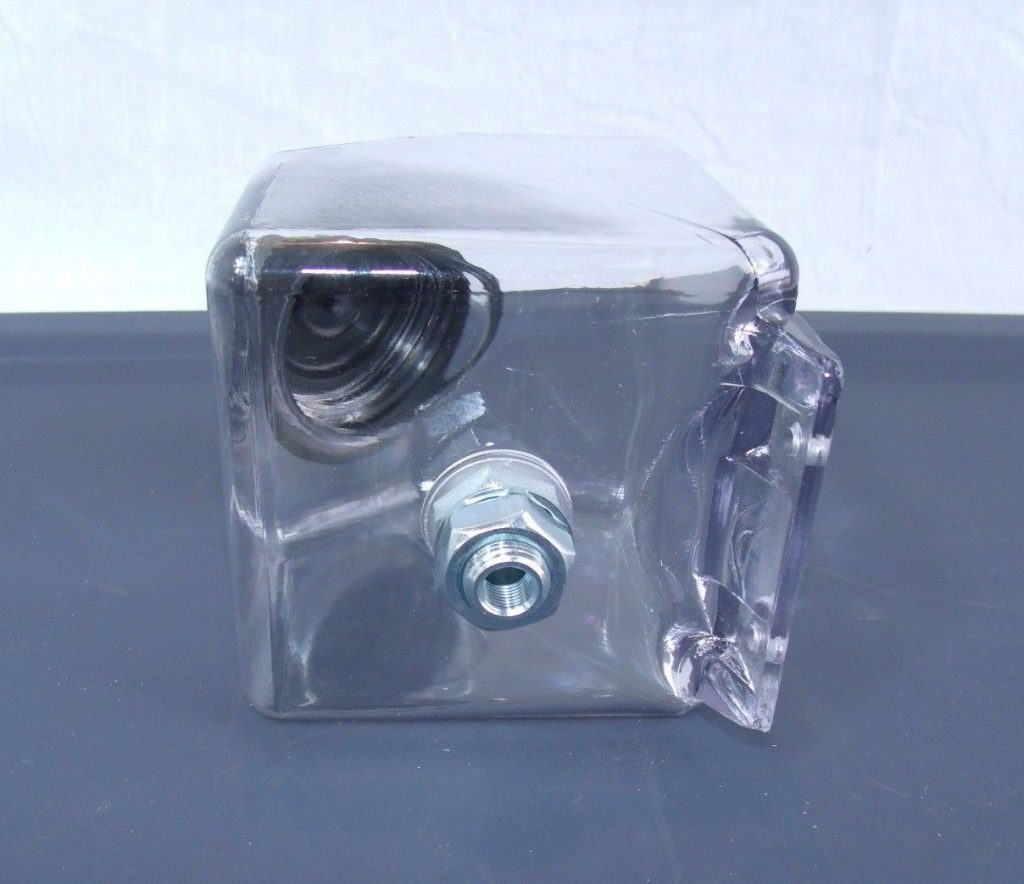 Oil-Rite Square Polycarbonate Reservoir 1 quart B2747-16 Lubricator ...