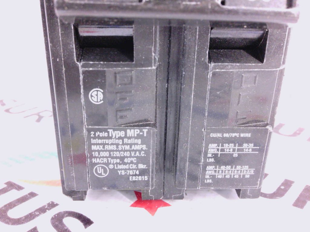 Murray MP250 50 Amp Double Pole Type MP Circuit Breaker MP-T - Surpius