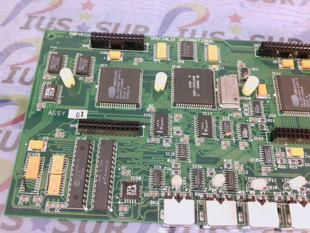 Specialix Rio Remote Terminal Adapter Main PCB Board ASSY D1 00-104000 ...