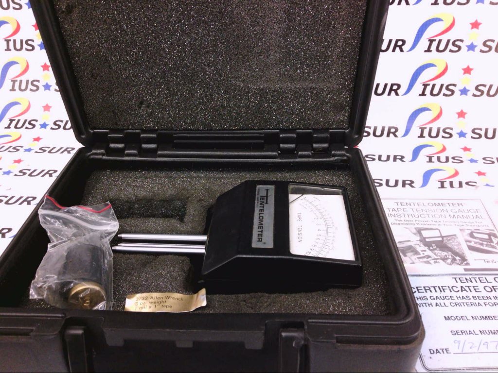 TENTELOMETER TAPE TENSION GUAGE T2-H12-MLD 1 INCH VIDEO 0-340 GR. 0-12 ...