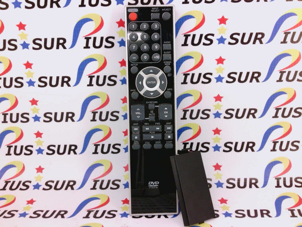 DVD VIDEO TV Remote Control SUM-3.AA IECR6.1.5v Black Silver Red Power ...