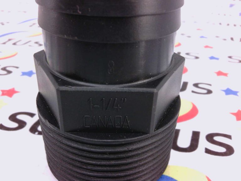 Everbilt Poly 1-1/4" male to 1-1/4" Barbed Nipple Hose Adapter SWP 221 ...