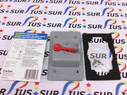 Carlon E98TSCN-CAR Single Gang Weatherproof Toggle Switch Box Cover ...