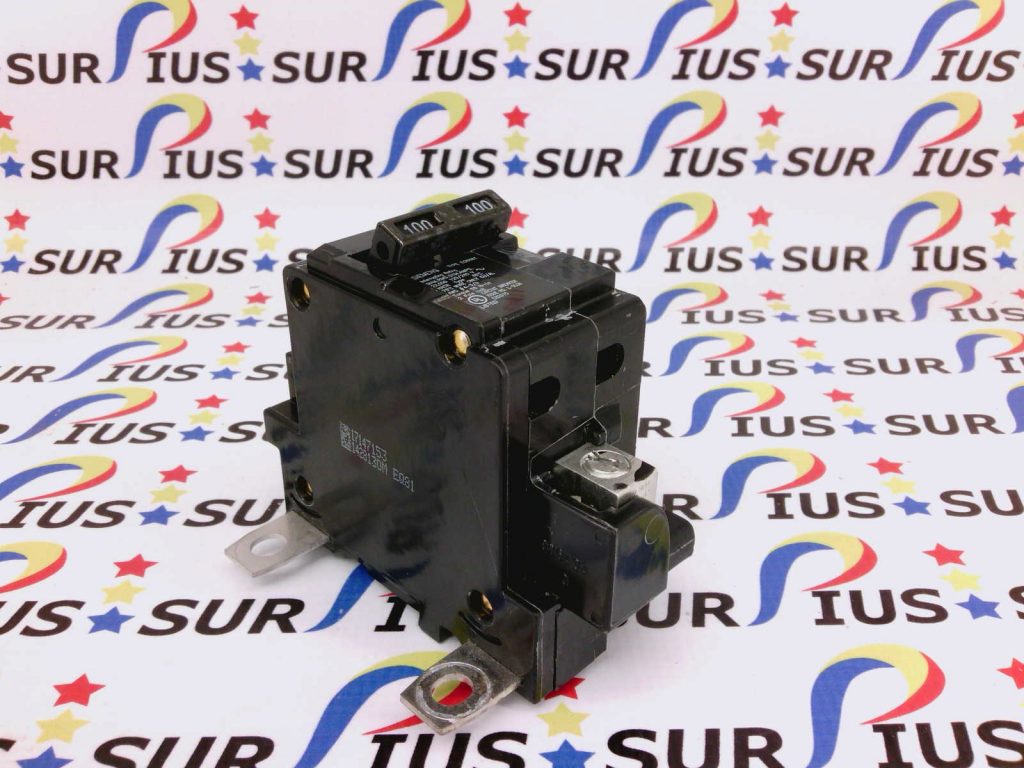 EQ8681 SIEMENS MBK100A 22KA CIRCUIT BREAKER 2 POLE 100A 120/240V HACR 4 ...