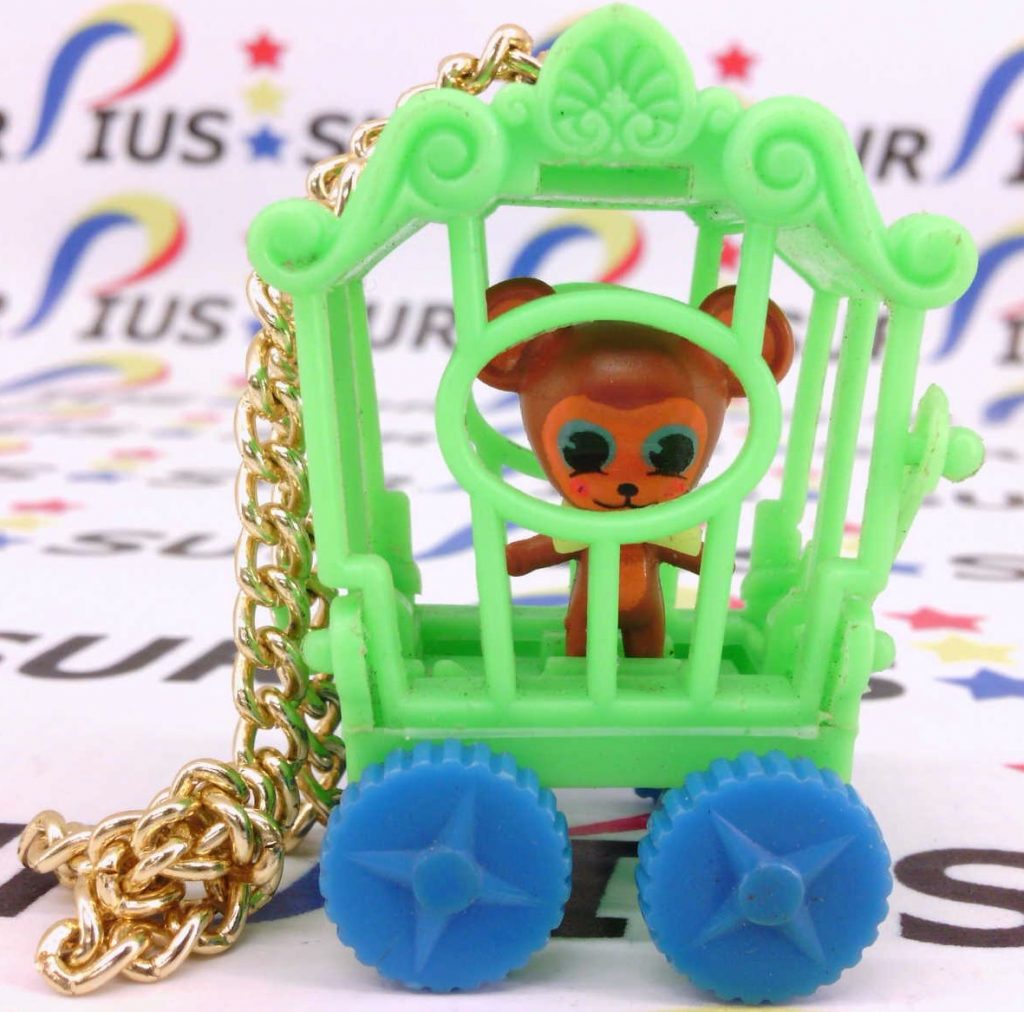 Vintage Mattel Liddle Kiddles ZOOLERY BRAWNY BEAR Doll Bow Tie Cage ...