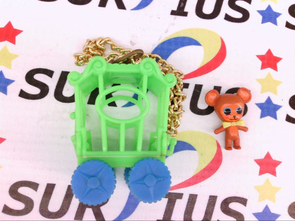 Vintage Mattel Liddle Kiddles ZOOLERY BRAWNY BEAR Doll Bow Tie Cage ...