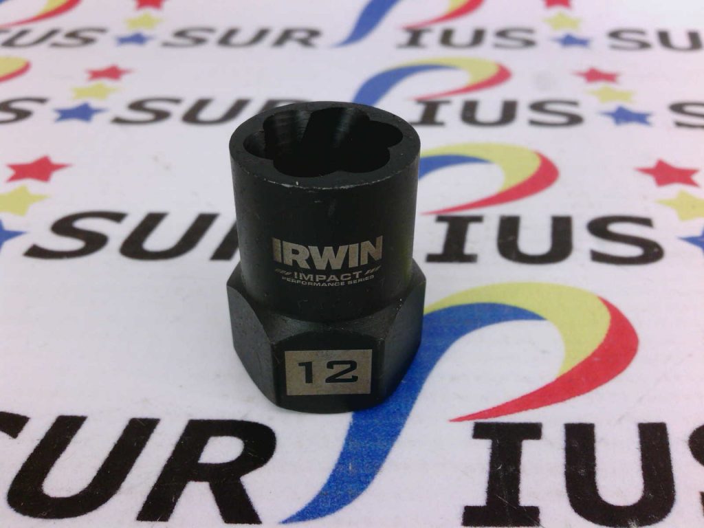 Irwin Tools 53906 Irwin 12mm Impact Bolt Grip Extractor with 3/8 Inch ...
