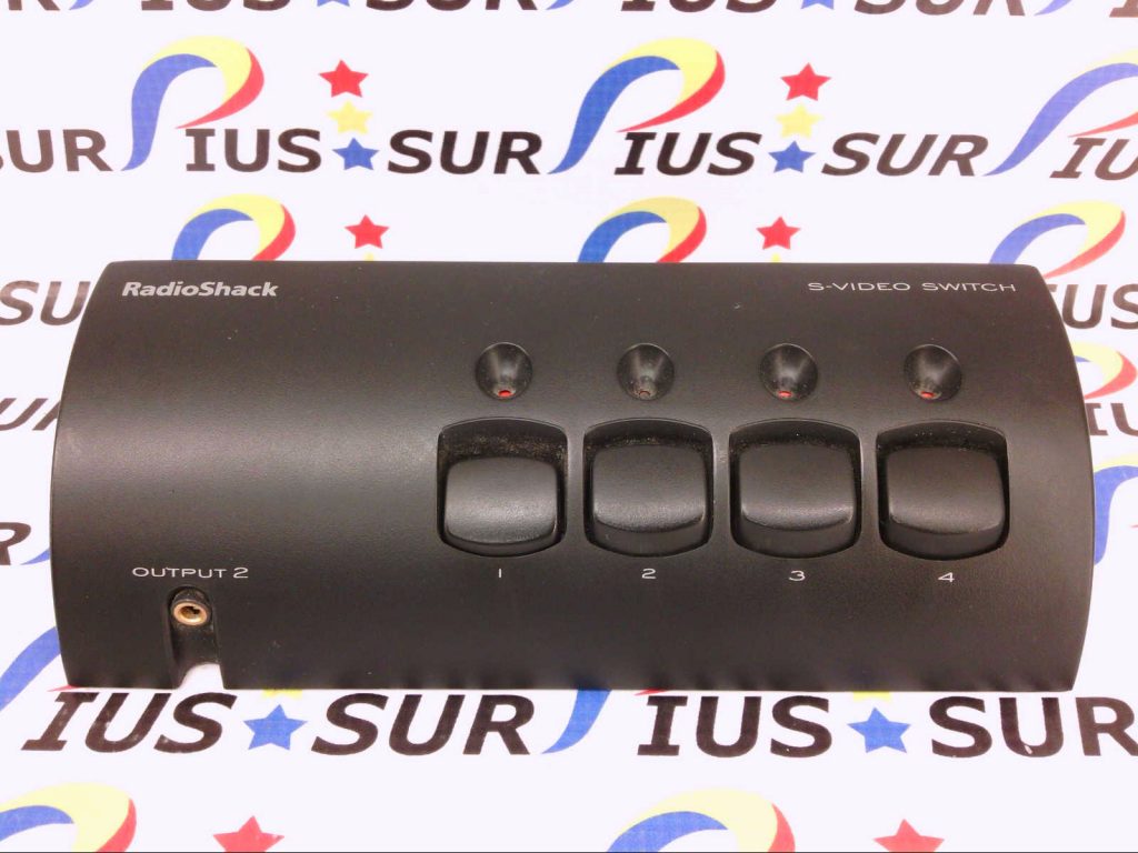 Radio Shack 15-1966 4-Way AV Switch Box S-Video Audio Selector ...