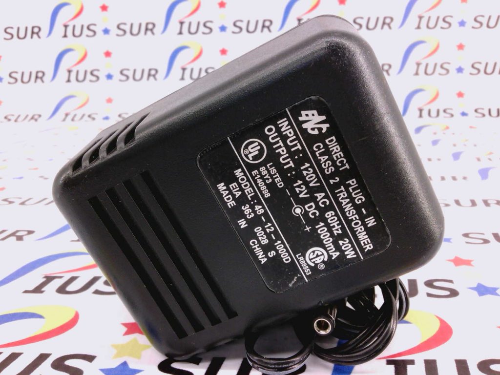 ENG 12 VOLT DC 1000 mA AC POWER SUPPLY ADAPTER CORD 48-12-1000D ...