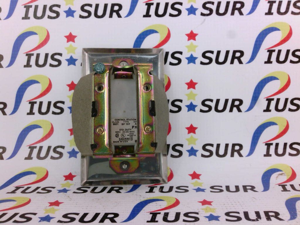 Square D 9001BF107 Control Station Class 9001 BF107 Stainless Plate ...