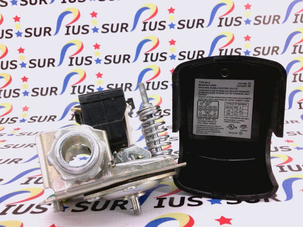 SK-II SK-2 PRESSURE SWITCH 115V-1PH-20A / 230V-3.0PH-17A ON-30 OFF-50 ...