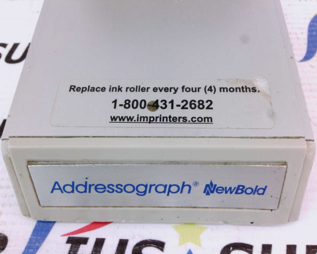 Addressograph New Bold Hand Pump Credit Card Imprinter 871-701-001 ...