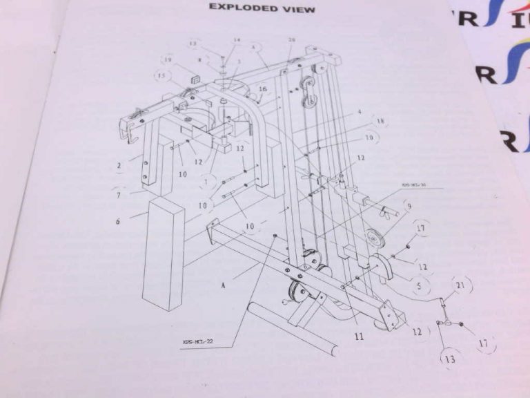 Keys Fitness Power System KPS-HCP Half Cage Lat Attachment Fits the KPS ...