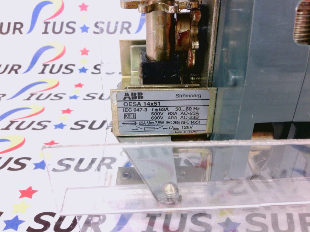 ABB OESA 14X51 Cylinder Fuse 500V 63A 690V 40A Disconnect Switch Fused ...