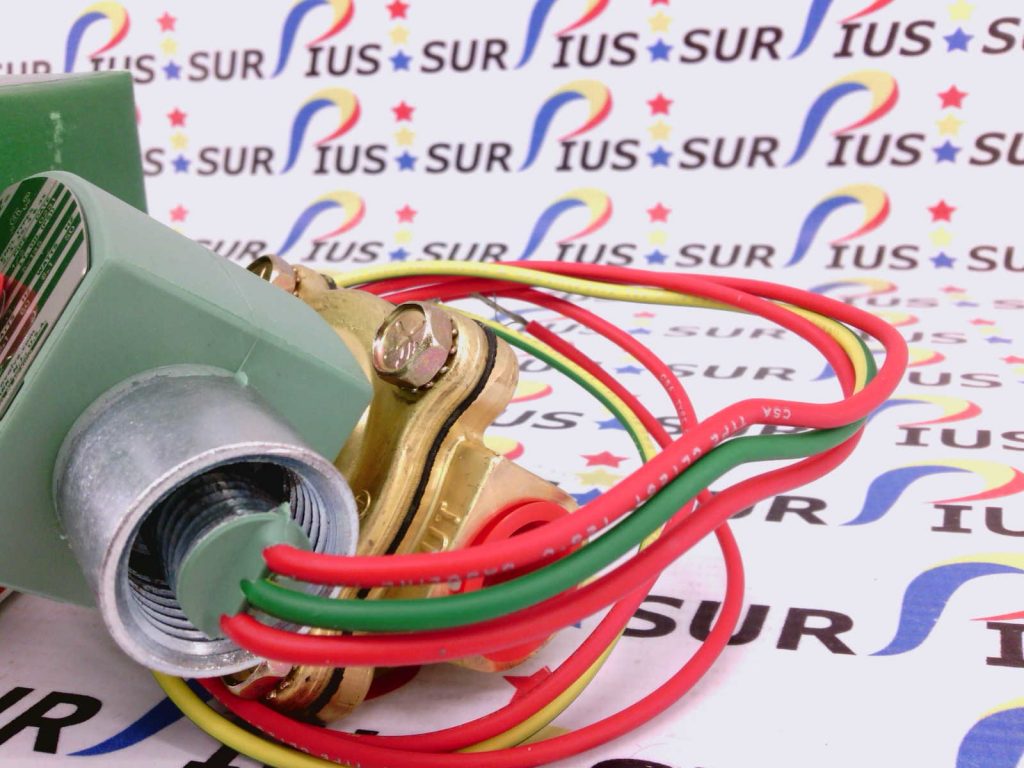 Asco 8210G2 Red Hat Solenoid Valve 1/2" RPLS 8210D2 Inc PRFX FT GS R T ...
