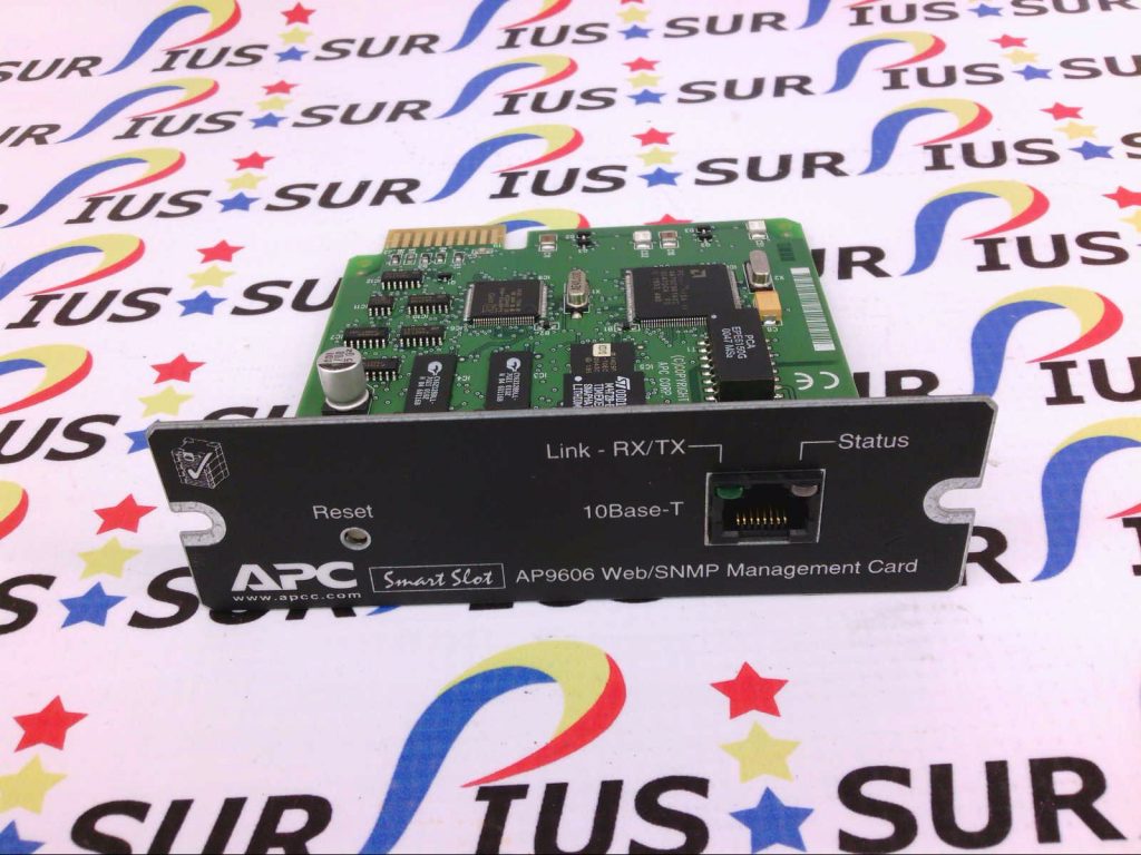 APC AP9606 MANAGEMENT SMART SLOT CARD 10/100 NETWORK SNMP APC UPS - Surpius