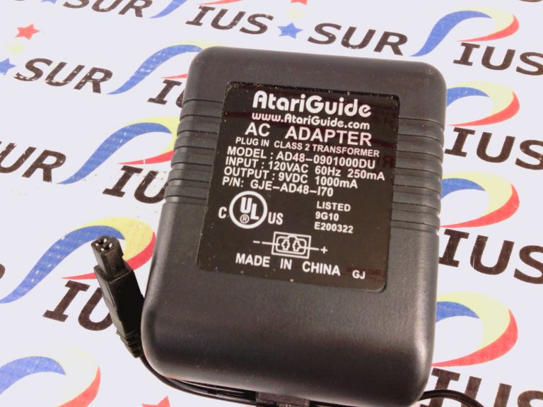 Genuine Atari Guide Power Supply AD48-0901000DU GJE-AD48-I70 9VDC ...