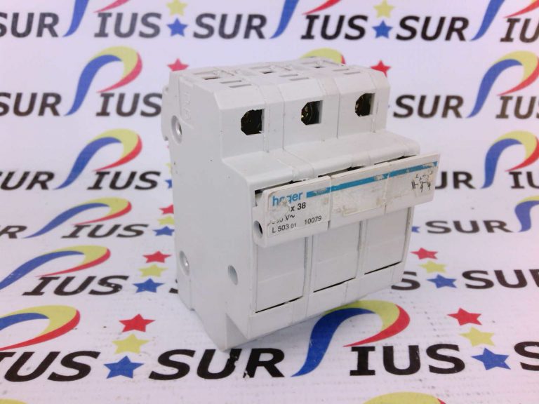 Hager L503 Fuse Carrier Holder 3-Pole 10.3x38mm Fuse 500V 10.3 x 38 ...