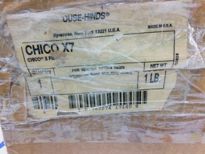 Crouse-Hinds CHICO X7 Fiber 1lb 16 oz Sealing Compound Sealing Fitting ...
