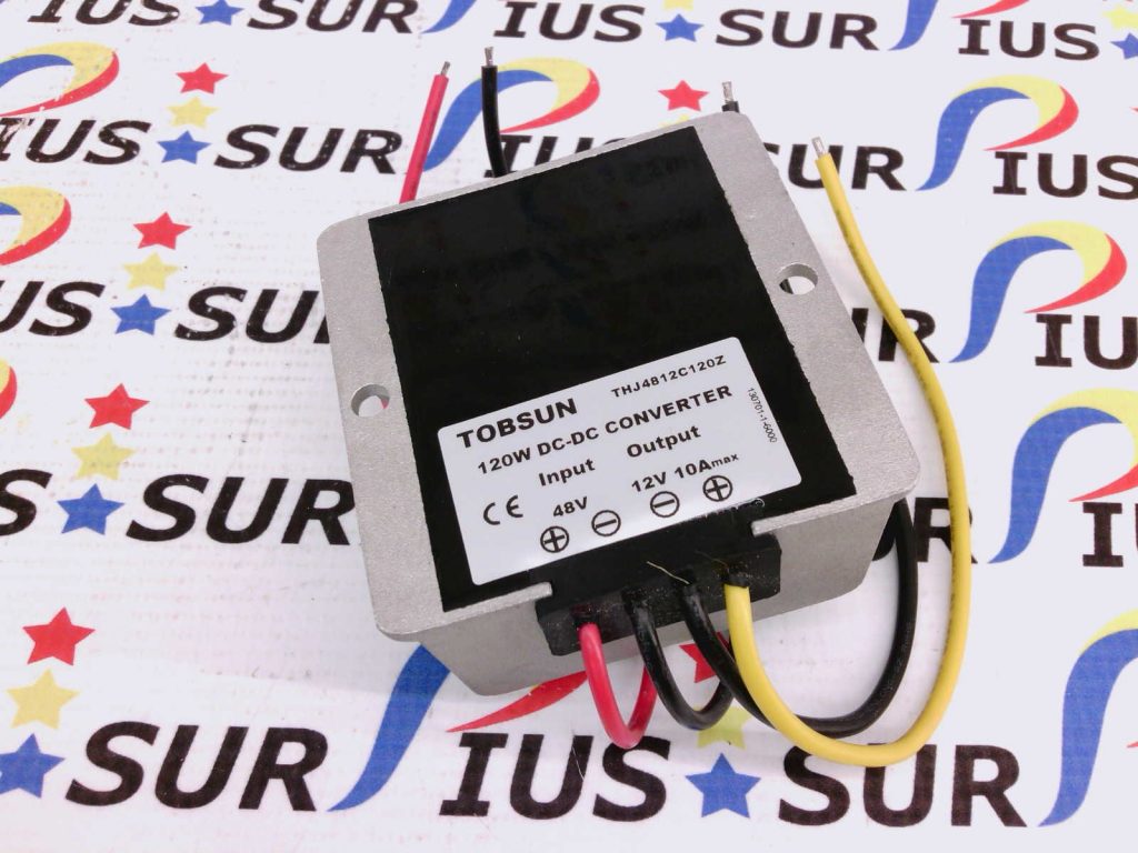 TOBSUN GOLF CART Voltage Reducer Converter Regulator DC 48V To 12V 10A 120W - Surpius