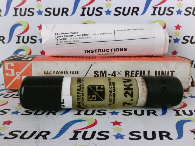 S&C ELECTRIC SM-4 REFILL UNIT POWER FUSE 100E 7.2 KV 121150R4 100A ...