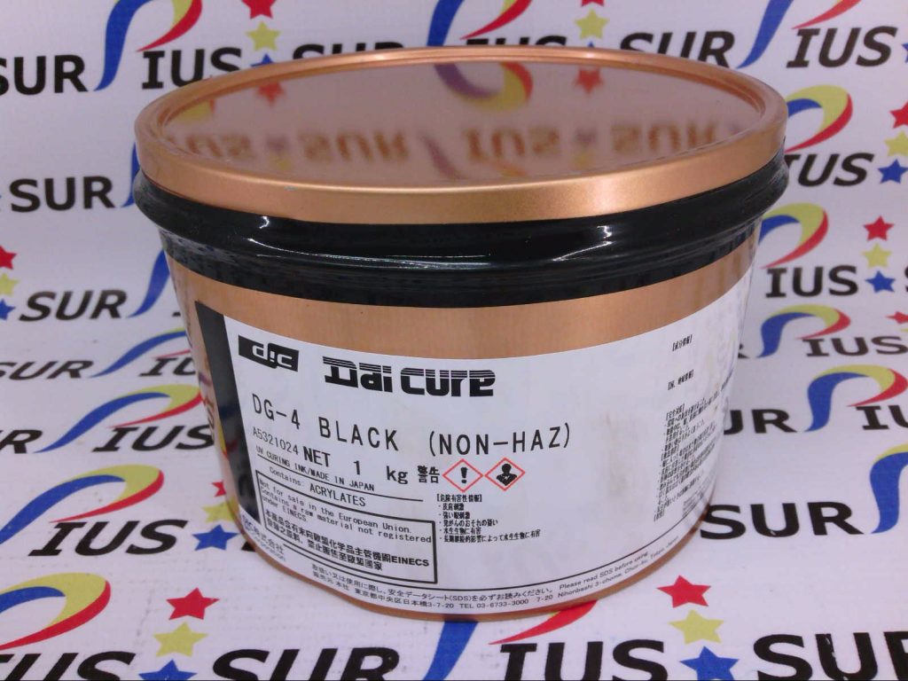 DIC DaiCure DG-4 UV-Curable Black Ink for Aluminum/Silicone/Silver ...