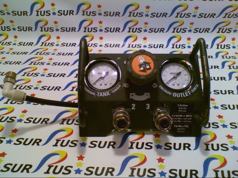 RIDGID TRI STACK AIR COMPRESSOR OF50150TS CONTROL GUAGE REGULATOR UNIT ...