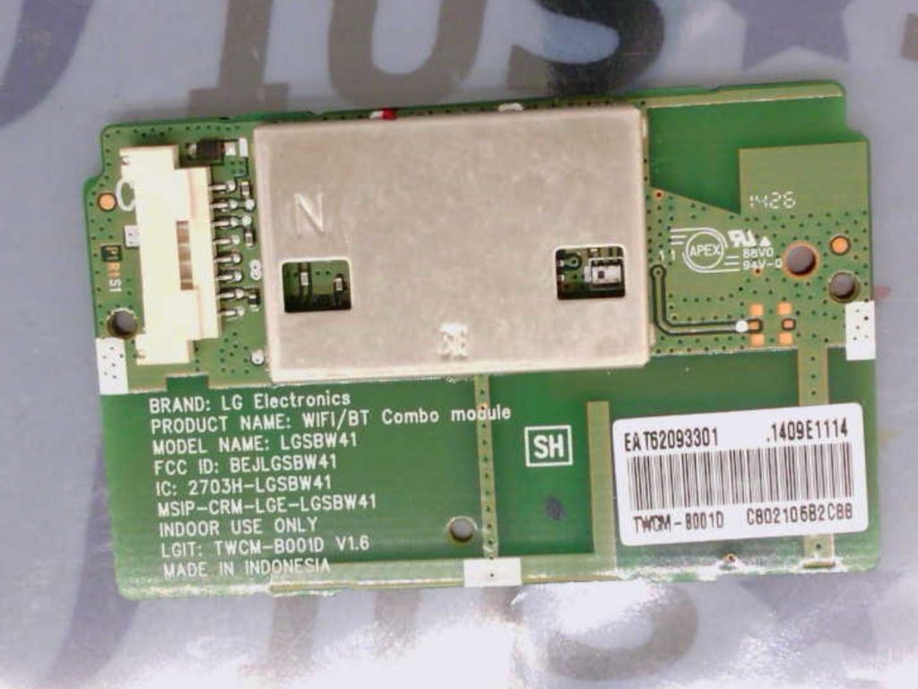 LG EAT62093301 Wireless/Wifi/Bluetooth Adapter Module - Surpius