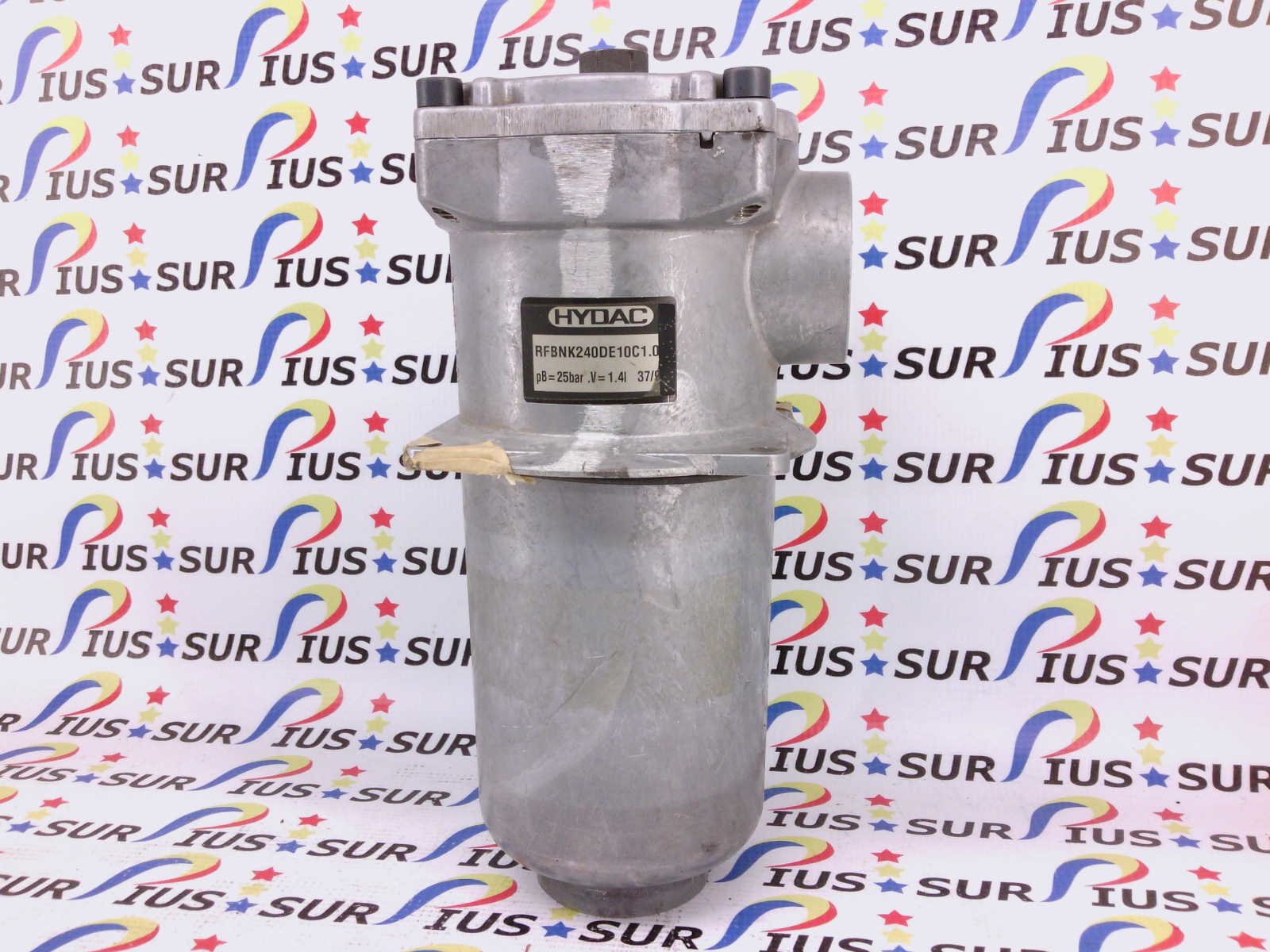 Hydac Return Line Filter RFBNK240DE10C1.0 360 PSI RF-BNk-240-D-D-E-10-C ...