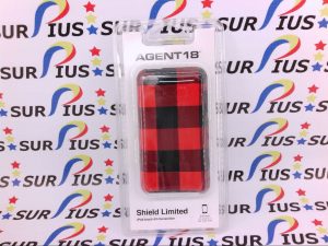 AGENT 18 SHIELD CASE COVER IPOD 4TH GEN GENERATION FLANNEL PLAID RED ...