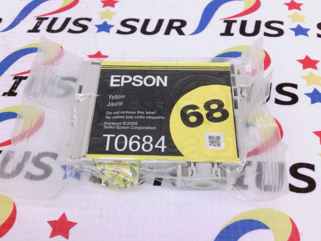 GENUINE SEALED EPSON 68 HIGH CAPACITY INK CARTRIDGE YELLOW T0684 - Surpius