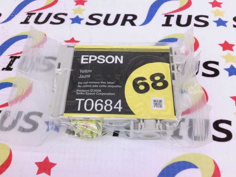 GENUINE SEALED EPSON 68 HIGH CAPACITY INK CARTRIDGE YELLOW T0684 - Surpius