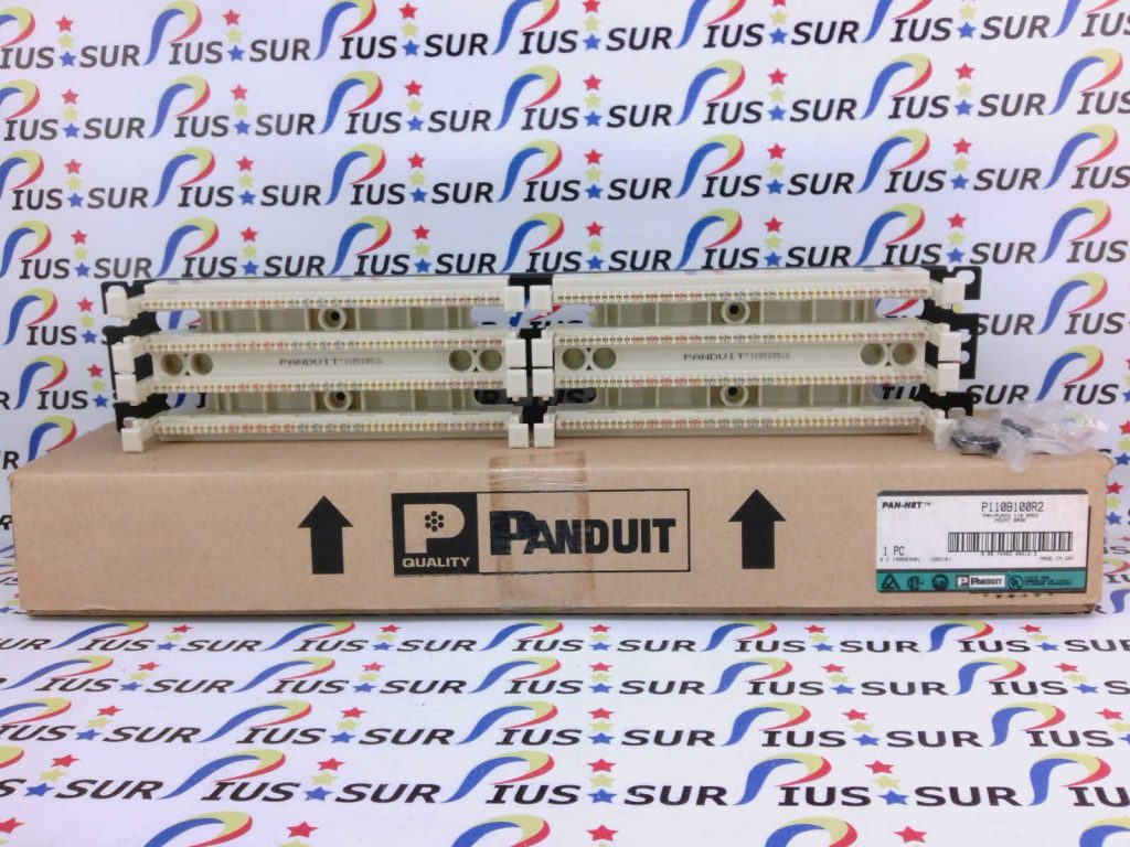 Panduit P110B100R2 Two 100 Pair Bases Premounted To Panel 110 Rack 5e ...