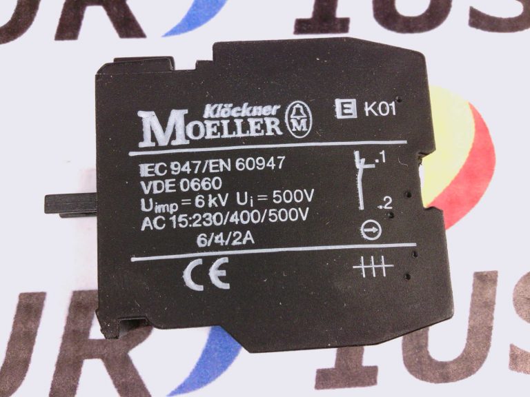 KLOCKNER MOELLER EK01 CONTACT ELEMENT USE WITH PUSH BUTTON CIRCUIT ...