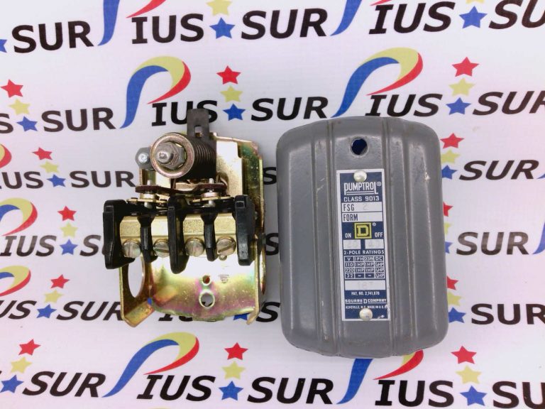SQUARE D PUMPTROL 9013FSG2J20M4 WATER PUMP PRESSURE SWITCH CLASS 9013 ...