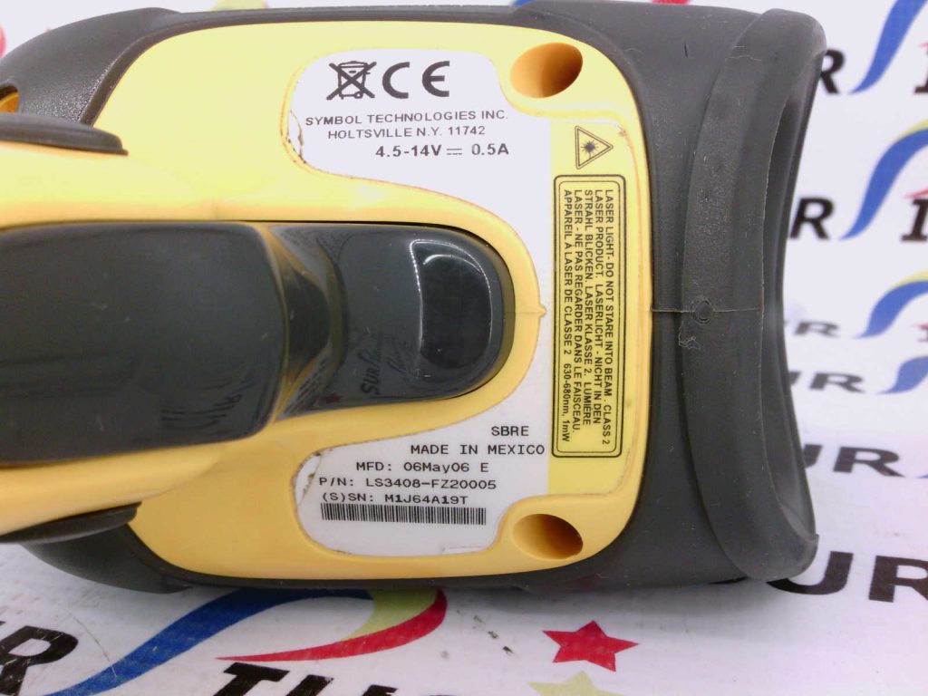 Symbol Motorola LS3408-FZ20005 1D Laser Barcode Reader Scanner USB ...