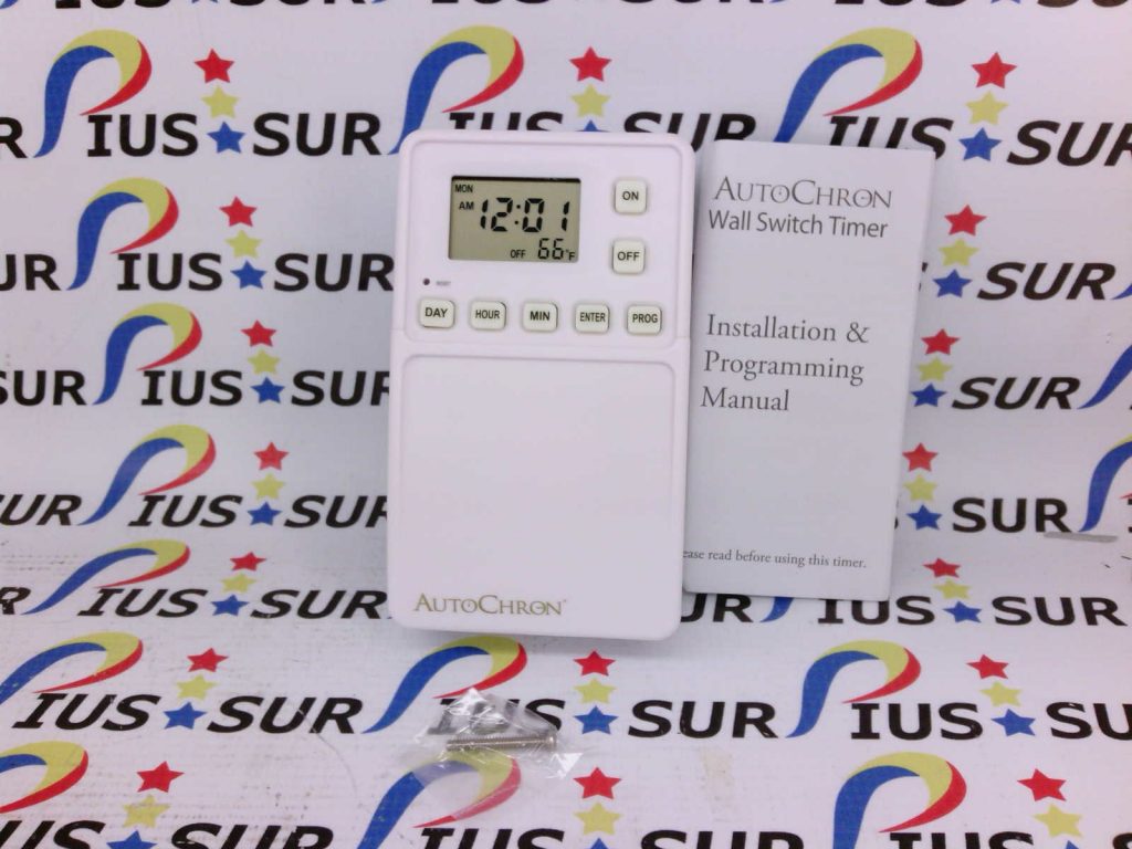 SWE Autochron 82000 Wireless Wall Light Switch Timer Programmable ...