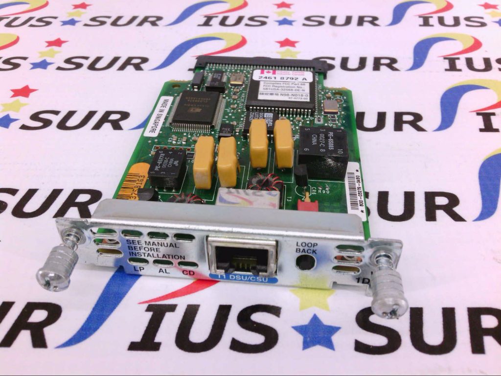 Cisco 28-2376-03 T1 DSU/CSU Router Network Module WAN Interface Card ...