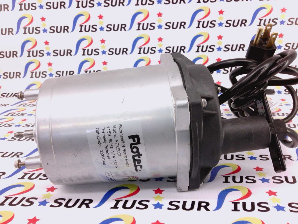 FLOTEC FPZS50T SUBMERSIBLE SUMP PUMP REPLACEMENT MOTOR 4.1A 1/2HP - Surpius