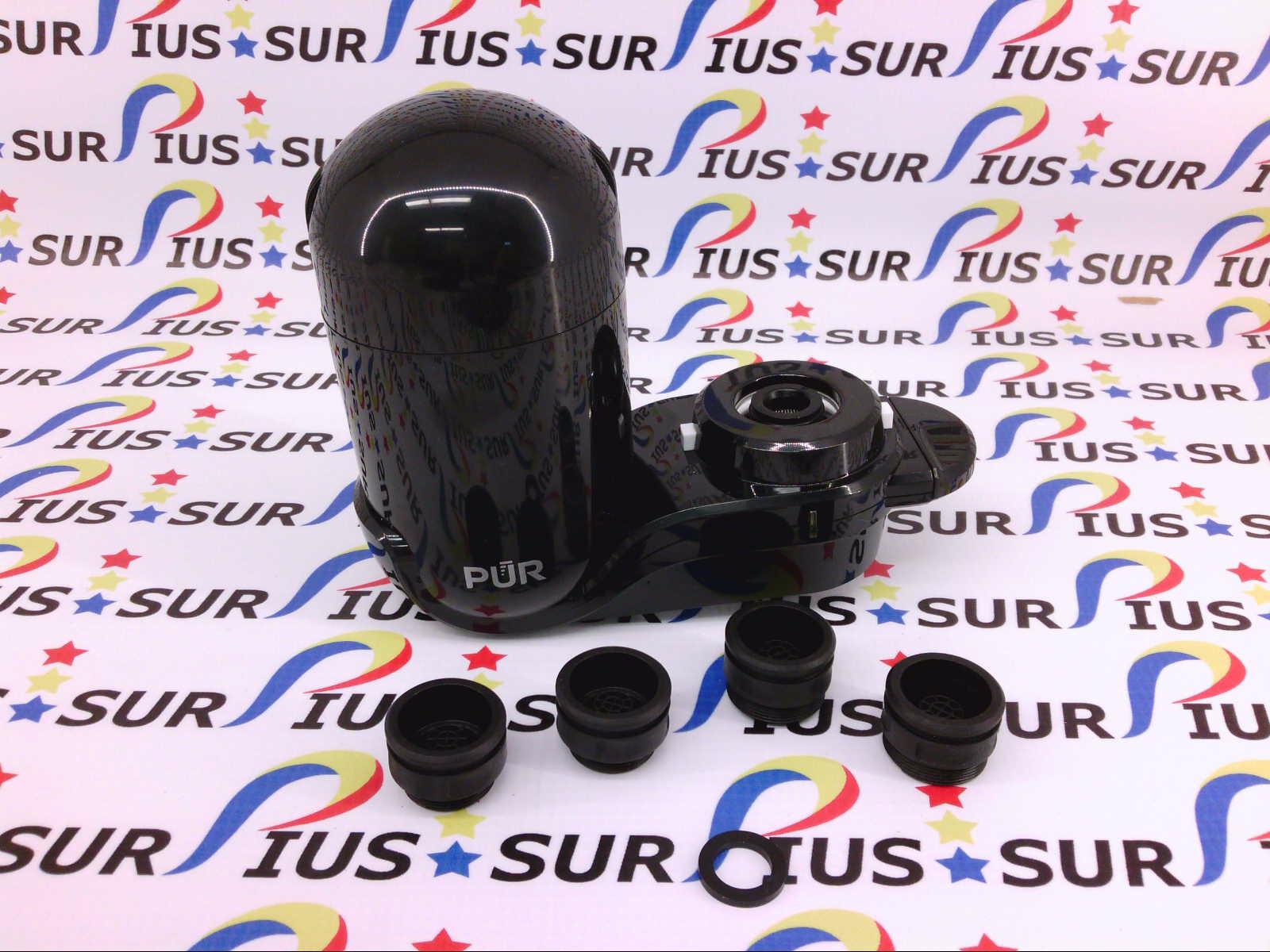 PUR FM-2000B 2-Stage Vertical Faucet Mount White W Adapters No Water ...