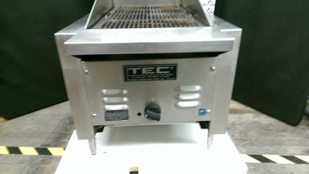TEC COMMERCIAL RESTAURANT KITCHEN BROILER 12 X 24 TABLE TOP GAS - Surpius