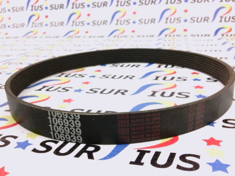 Poly V Ribbed Motor Drive Belt 106939 3/4 inch Wide 8 Ribs - Surpius