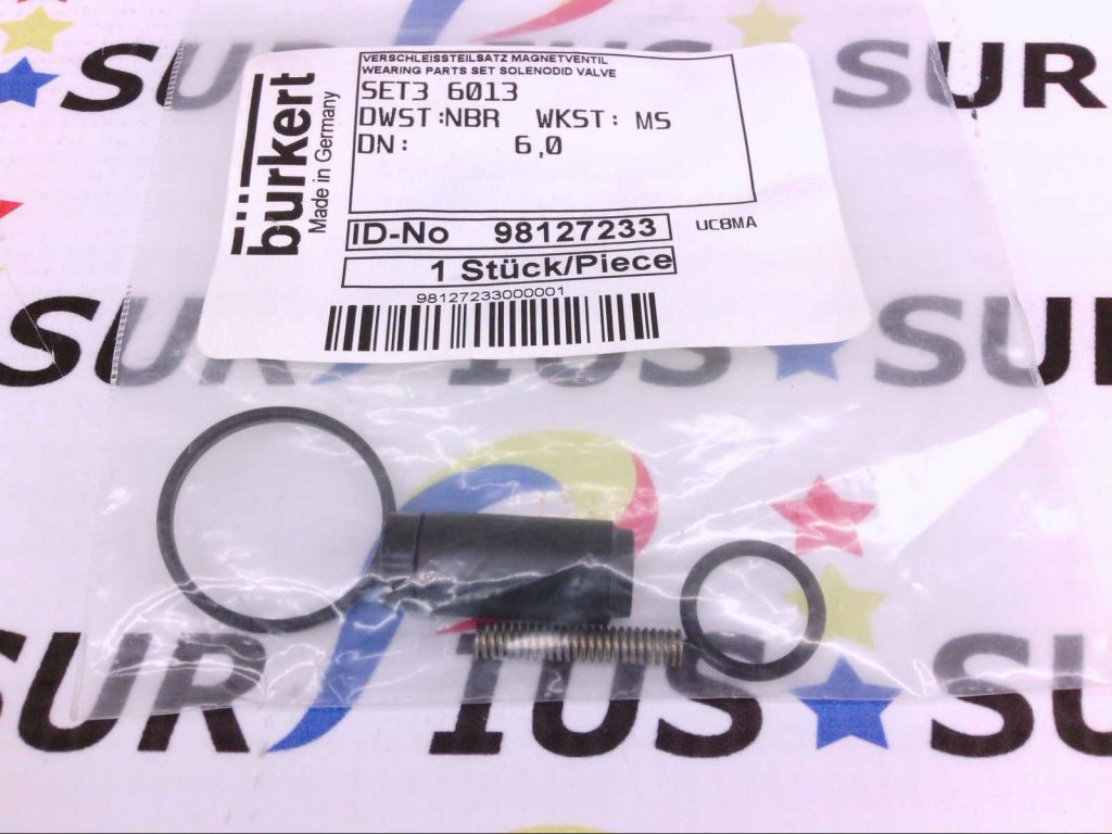 6MM BURKERT REBUILD KIT 6013 VALVE SKYLINE SPACELINE II 2 P00-110-01 ...